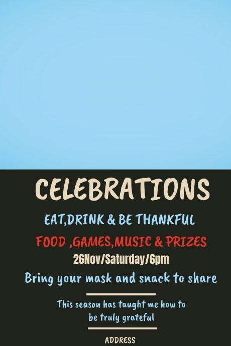 thanks giving poster Template | PosterMyWall