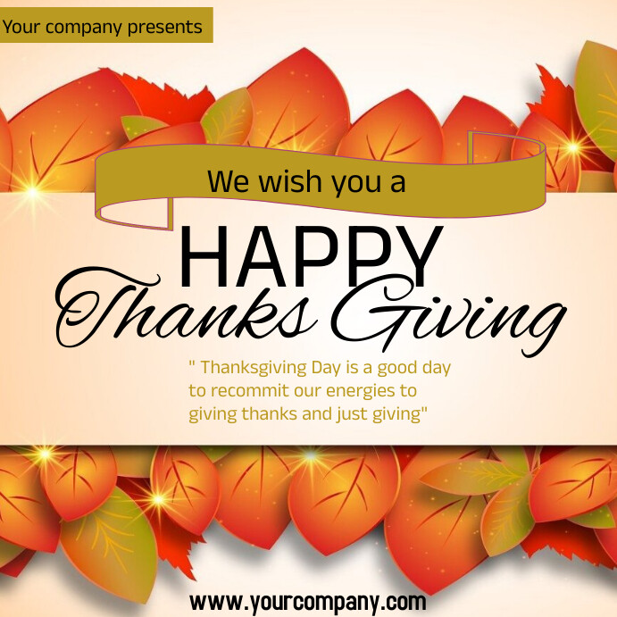Thanks giving poster Template | PosterMyWall