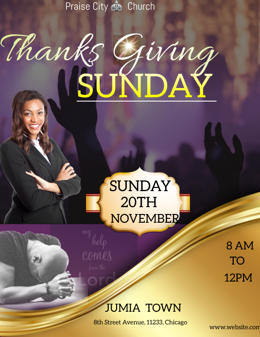 Thanks giving sunday Template | PosterMyWall
