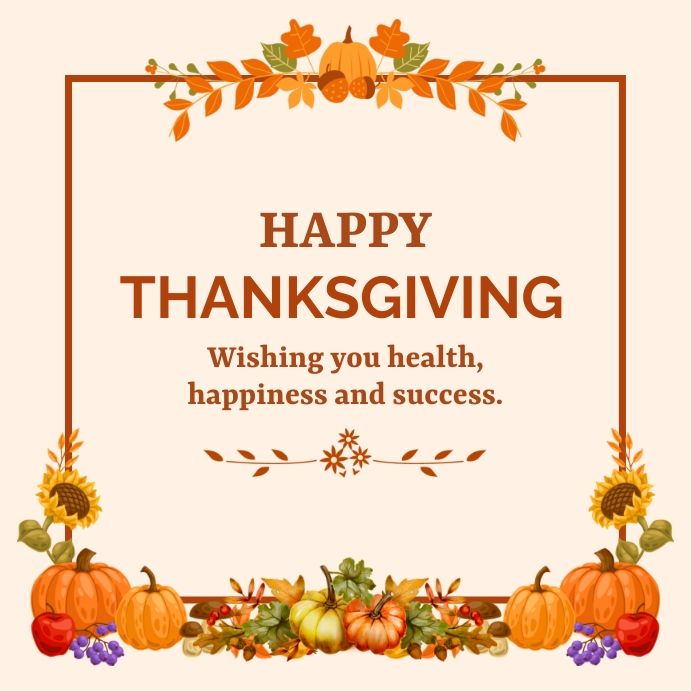 Thanks giving template | PosterMyWall