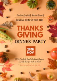 23.9K+ Free Thanksgiving Poster Templates | PosterMyWall