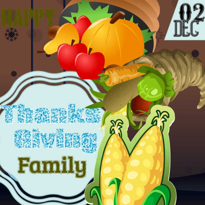 Thanksgiving (1) Template | PosterMyWall