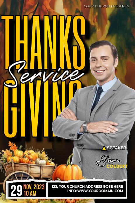 Thanksgiving (2) Template | PosterMyWall