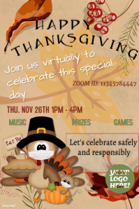 Thanksgiving Day Template | PosterMyWall