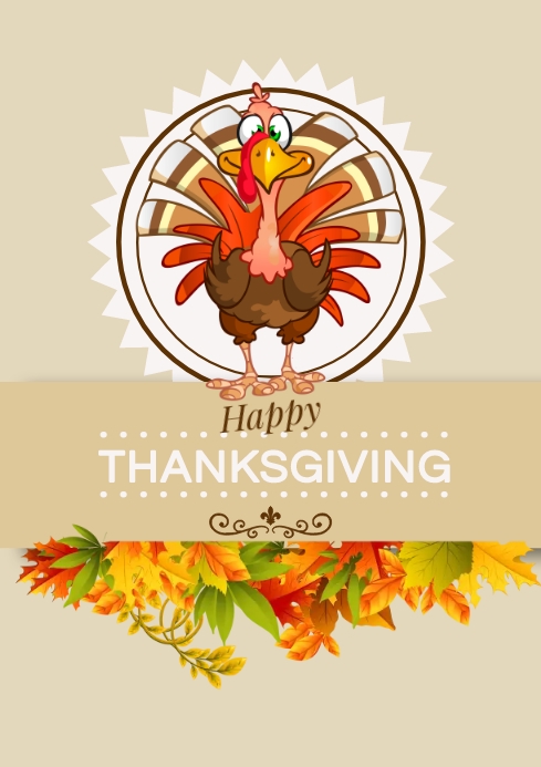 Thanksgiving A4 Template | PosterMyWall