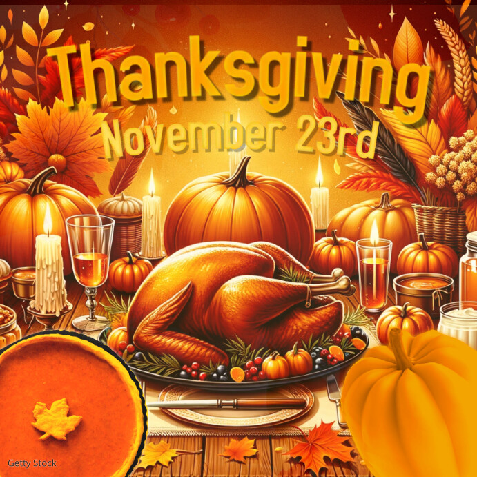 Thanksgiving Ad Poster Template | PosterMyWall