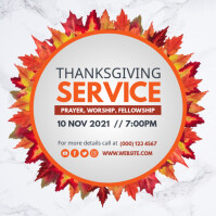 1.8K+ Free Thanksgiving Service Flyer Templates | PosterMyWall