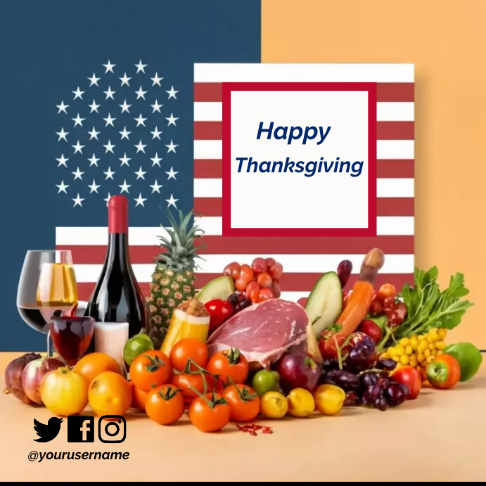 Thanksgiving Day Celebration Template | PosterMyWall