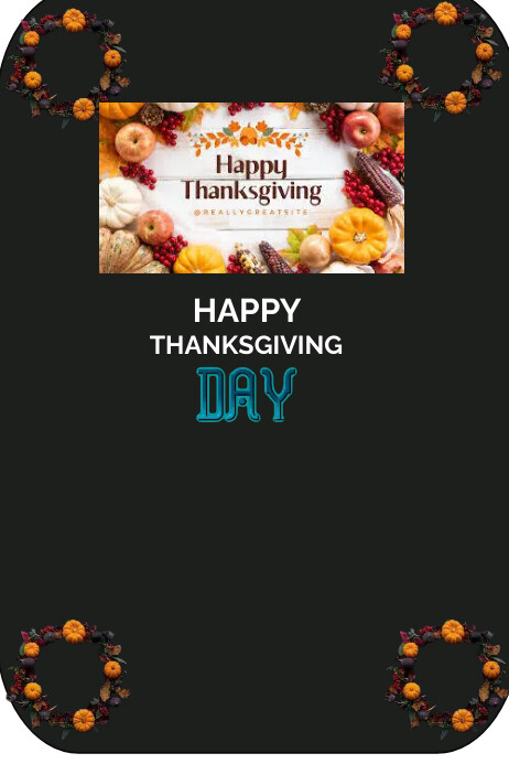 thanksgiving day Template | PosterMyWall