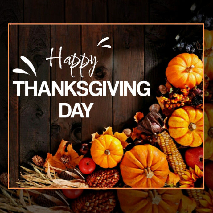 Thanksgiving day Template | PosterMyWall