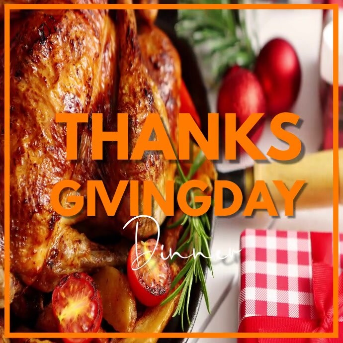 Copy of thanksgiving day dinner party | PosterMyWall
