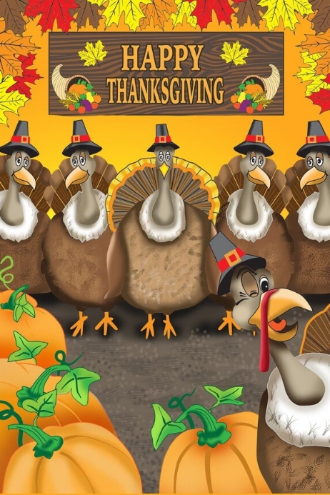 thanksgiving day poster and template design | PosterMyWall