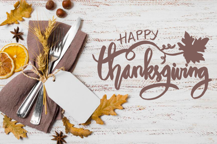 Copia de Thanksgiving day poster | PosterMyWall