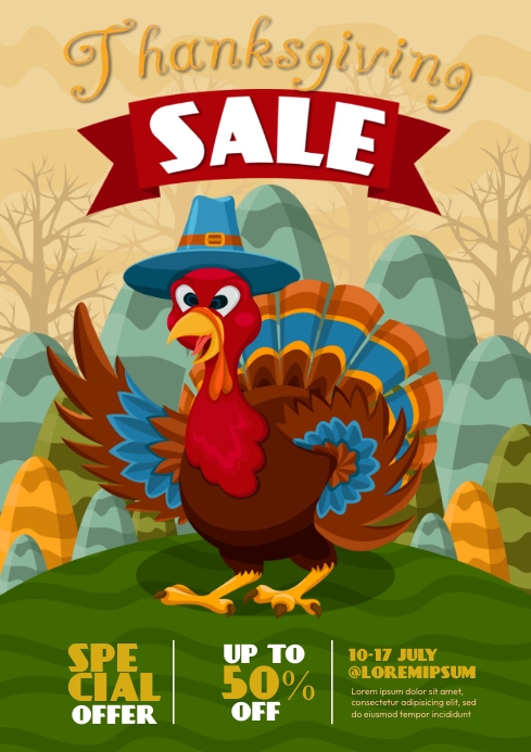 Copy of Thanksgiving Day Special Sale | PosterMyWall