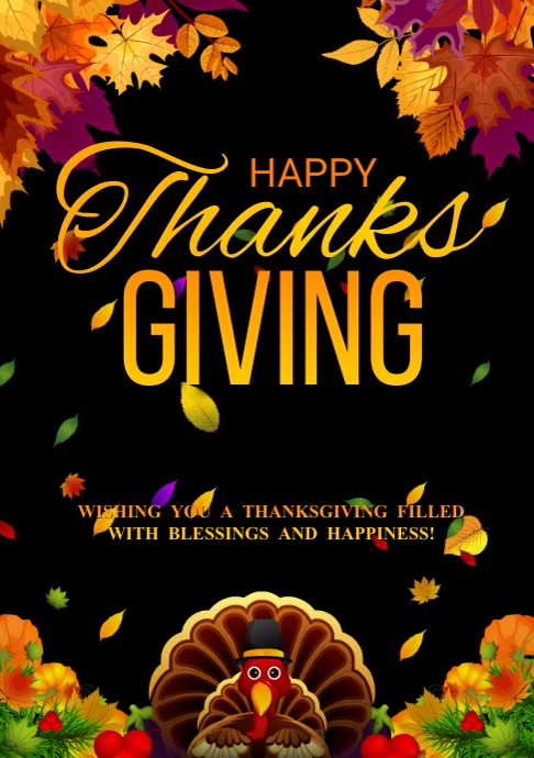 thanksgiving Template | PosterMyWall