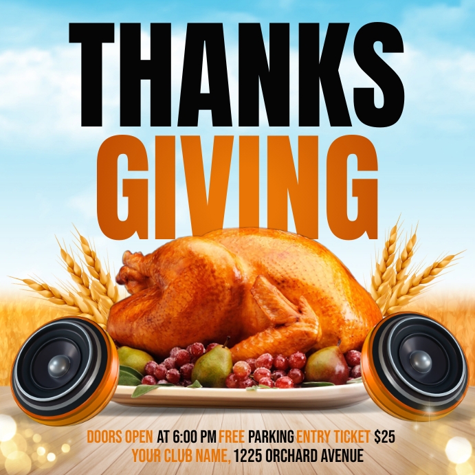 Copy of thanksgiving | PosterMyWall