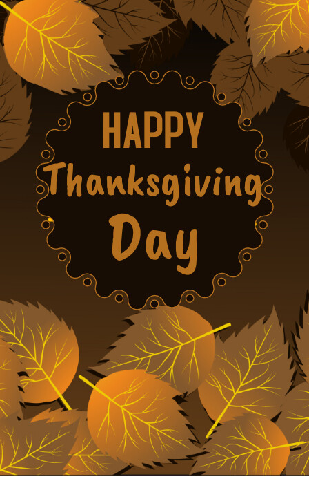 Thanksgiving Template | PosterMyWall