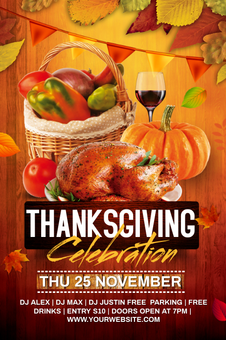 Copy of Thanksgiving | PosterMyWall