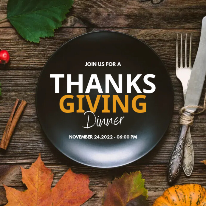 thanksgiving design template | PosterMyWall