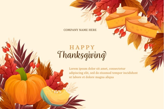 Thanksgiving Template | PosterMyWall