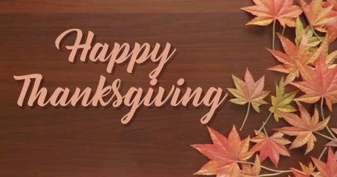 happy thanksgiving facebook design Template | PosterMyWall