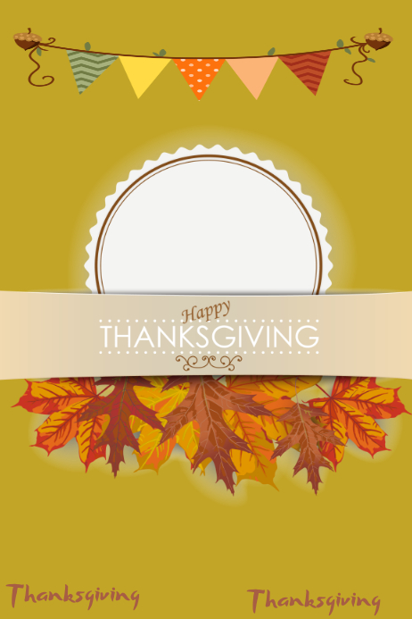 Thanksgiving Template | PosterMyWall