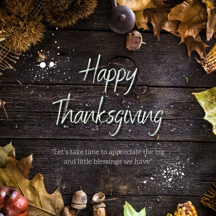 Thanksgiving Template | PosterMyWall