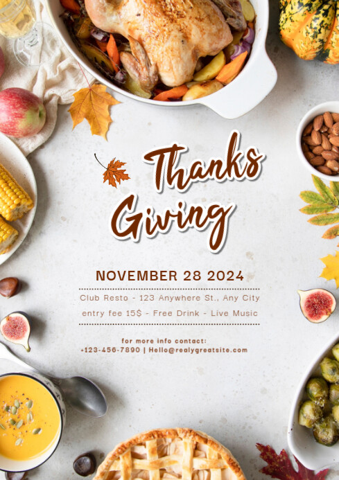 Copy of thanksgiving | PosterMyWall