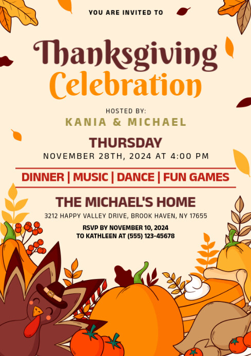 Copy of thanksgiving | PosterMyWall