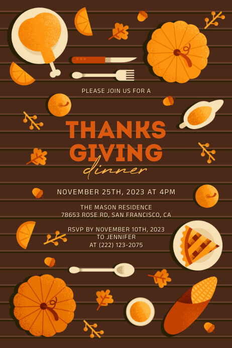 thanksgiving Template | PosterMyWall