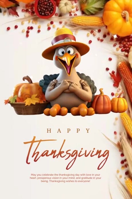 Thanksgiving Template | PosterMyWall