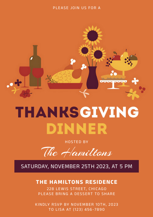 thanksgiving Template | PosterMyWall