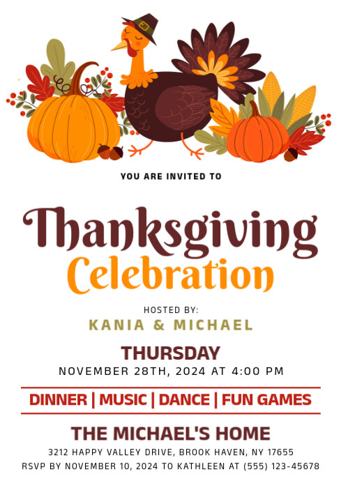 thanksgiving Template | PosterMyWall