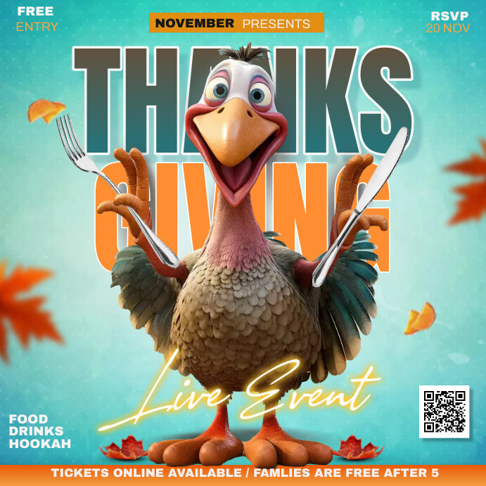 thanksgiving Template | PosterMyWall