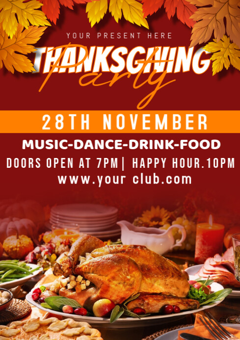 thanksgiving Template | PosterMyWall