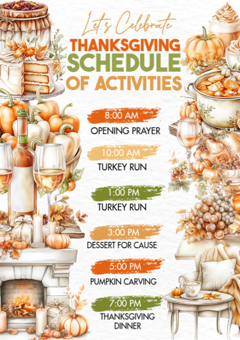 Thanksgiving Template | PosterMyWall