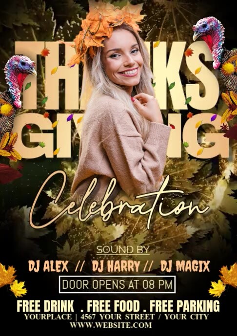 thanksgiving Template | PosterMyWall
