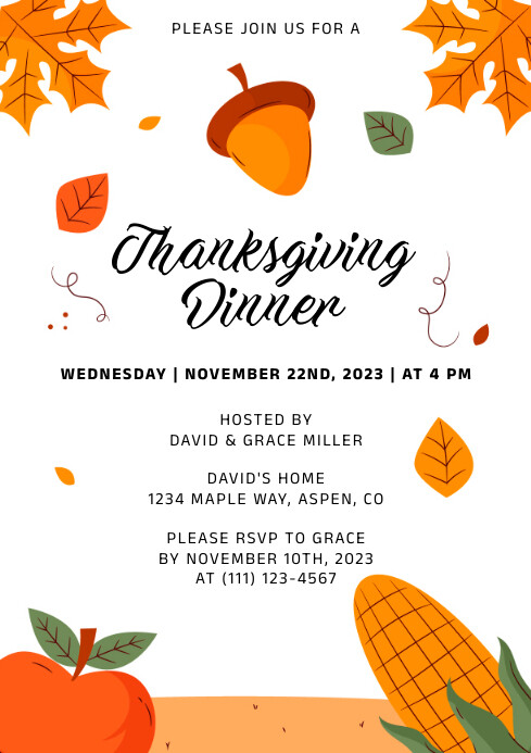 thanksgiving Template | PosterMyWall