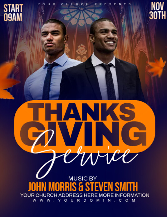 Thanksgiving Modelo | PosterMyWall