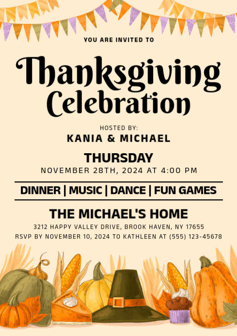 thanksgiving Template | PosterMyWall