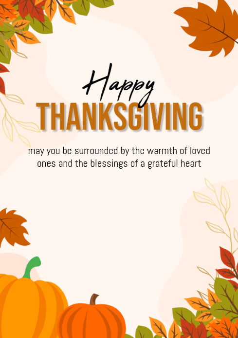 thanksgiving Template | PosterMyWall