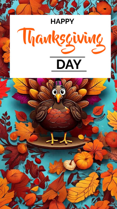Thanksgiving Template | PosterMyWall