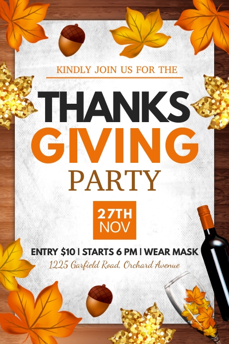 thanksgiving Template | PosterMyWall