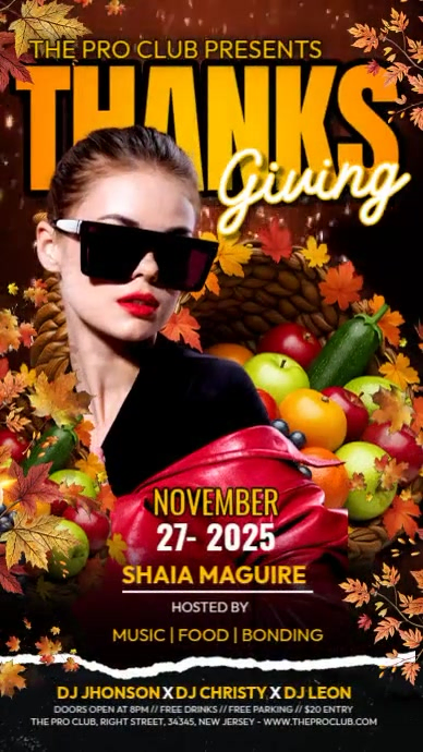 thanksgiving Template | PosterMyWall