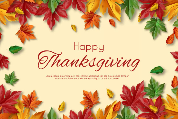 thanksgiving Template | PosterMyWall
