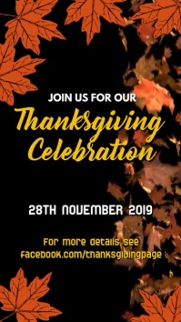 Thanksgiving Instagram Story Template | PosterMyWall