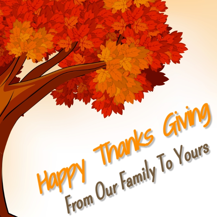 Thanksgiving Template | PosterMyWall