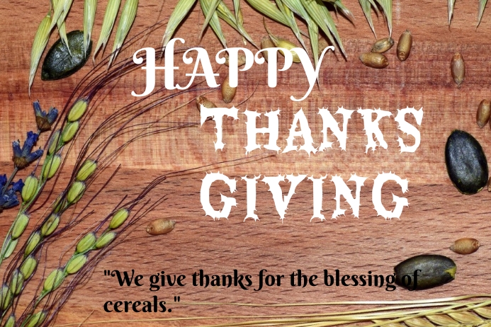 Plantilla de thanksgiving | PosterMyWall