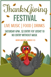 Thanksgiving Dinner Template | PosterMyWall