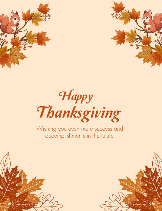 Plantilla de THANKSGIVING DINNER FLYERS | PosterMyWall
